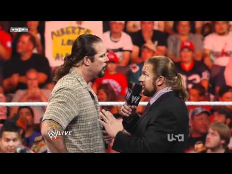 WWE Raw 22-08-11 Triple H, Kevin Nash & CM Punk Segment - YouTube