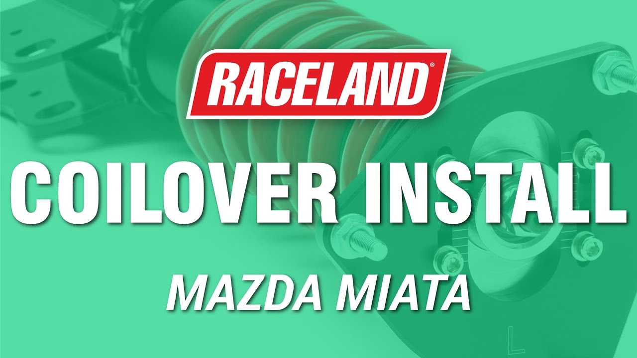 How To Install Raceland Mazda Miata MX-5 Coilovers - YouTube