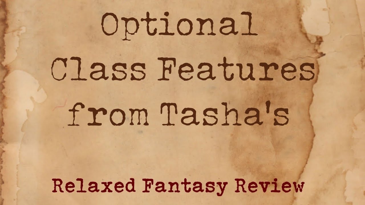 Optional Class Features from Tasha's - DnD 5e - YouTube