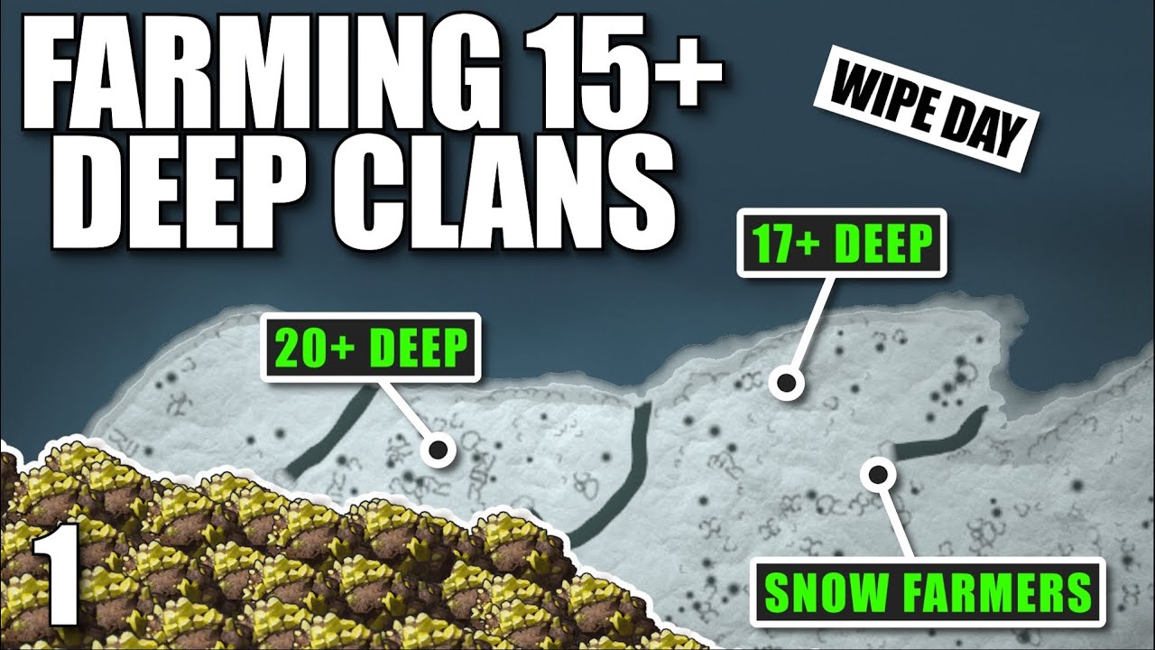 I BUILT BETWEEN THREE 15+ DEEP CLANS ON WIPE DAY | Solo Rust - YouTube