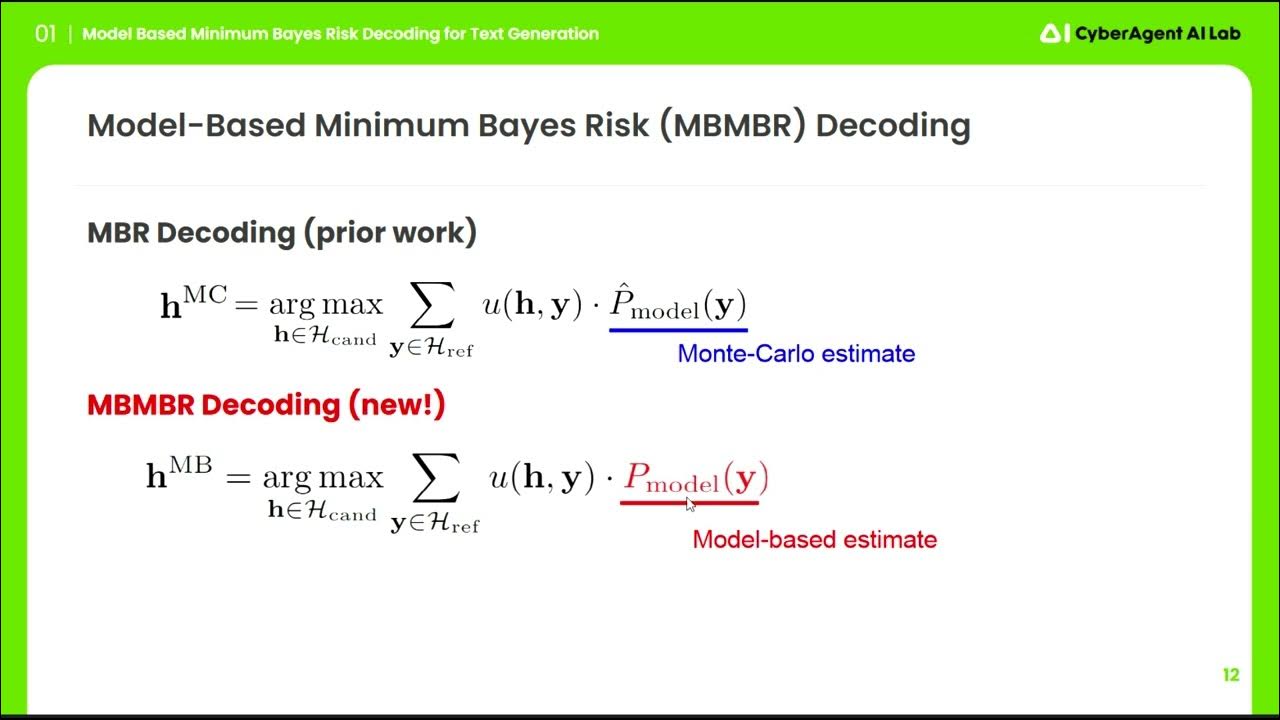 [ICML 2024] Model-Based Minimum Bayes-Risk Decoding for Text Generation - YouTube