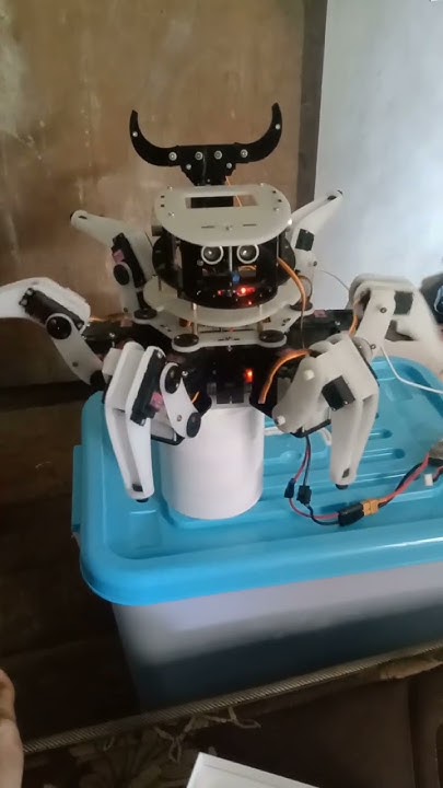 Hexapod Arduino kalibrasi - YouTube