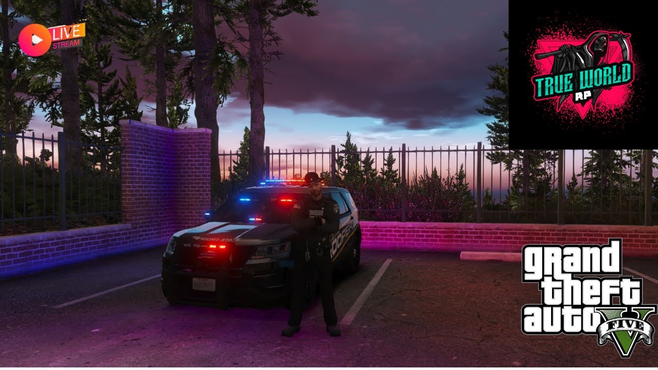 Live: GTA V True World RP FiveM #12 - San Andreas State Troopers (SAST ...