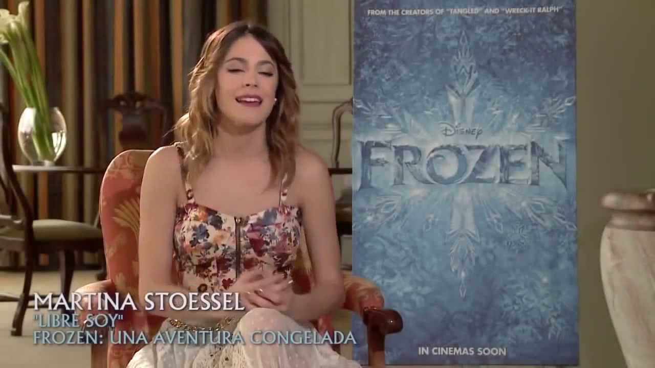 Martina Stoessel Libre Soy Frozen премьера Клип есть на канале - YouTube
