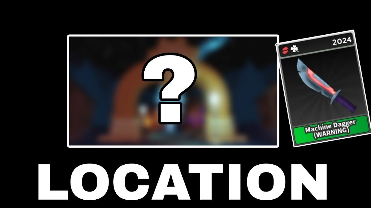 MACHINE DAGGER (WARNING) KNIFE LOCATION IN Survive the killer! - YouTube