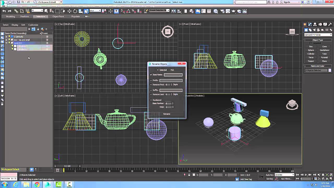 3ds Max 02-11 Layer Explorer - YouTube