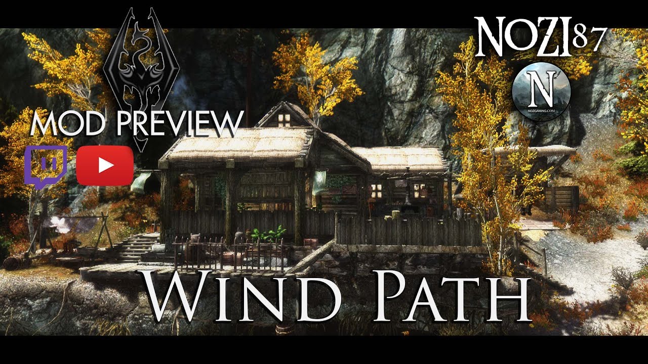 Skyrim Mod Preview: Wind Path by Aukmat - YouTube