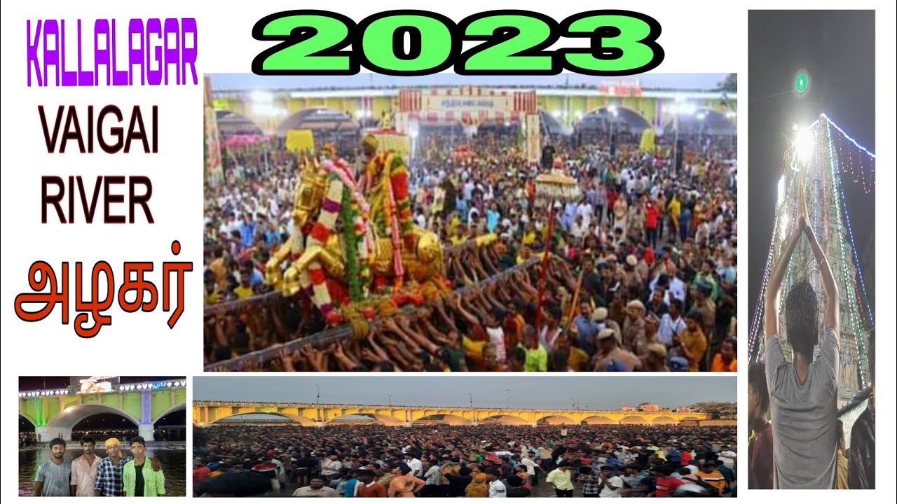 Alagar in Madurai Vaigai// KALLALAGAR // #skdhasan / MADURAI // VAIGAI ...