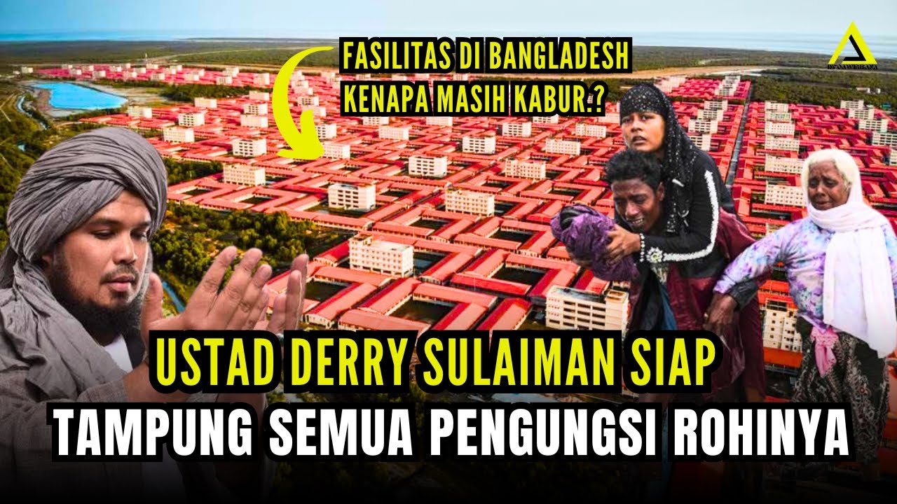USTAD DERRY SULAIMAN Siap Tampung Semua Pengungsi Rohingya - YouTube