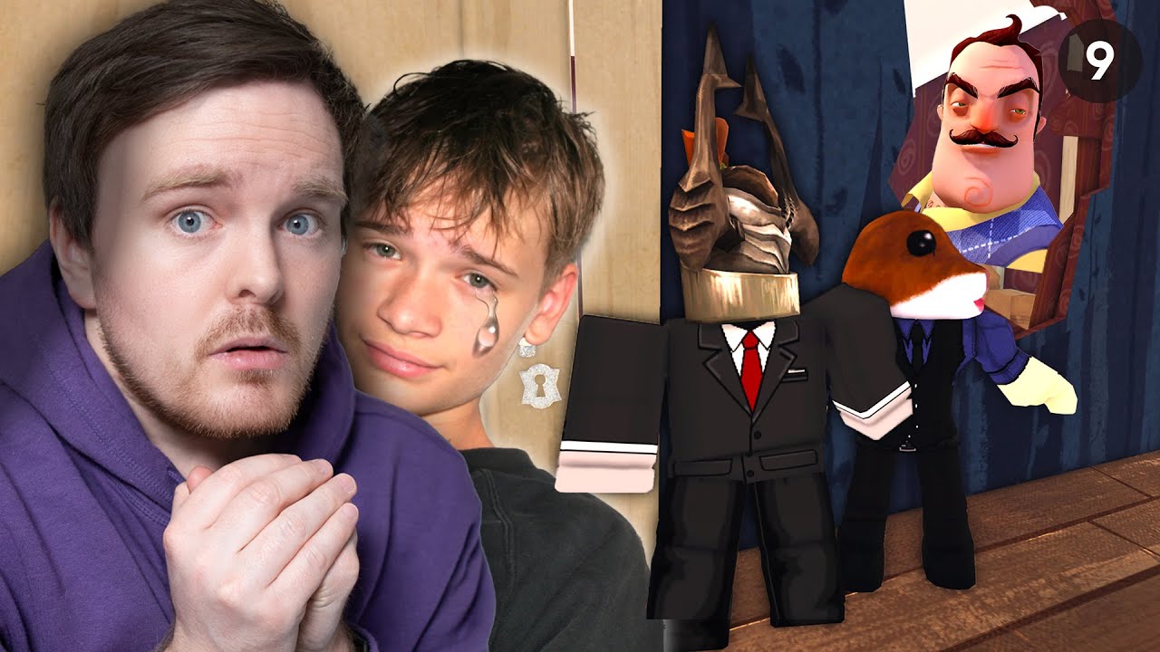 Naboen er slem mot Nevø! 😲 Hallo Nabo i Roblox - YouTube