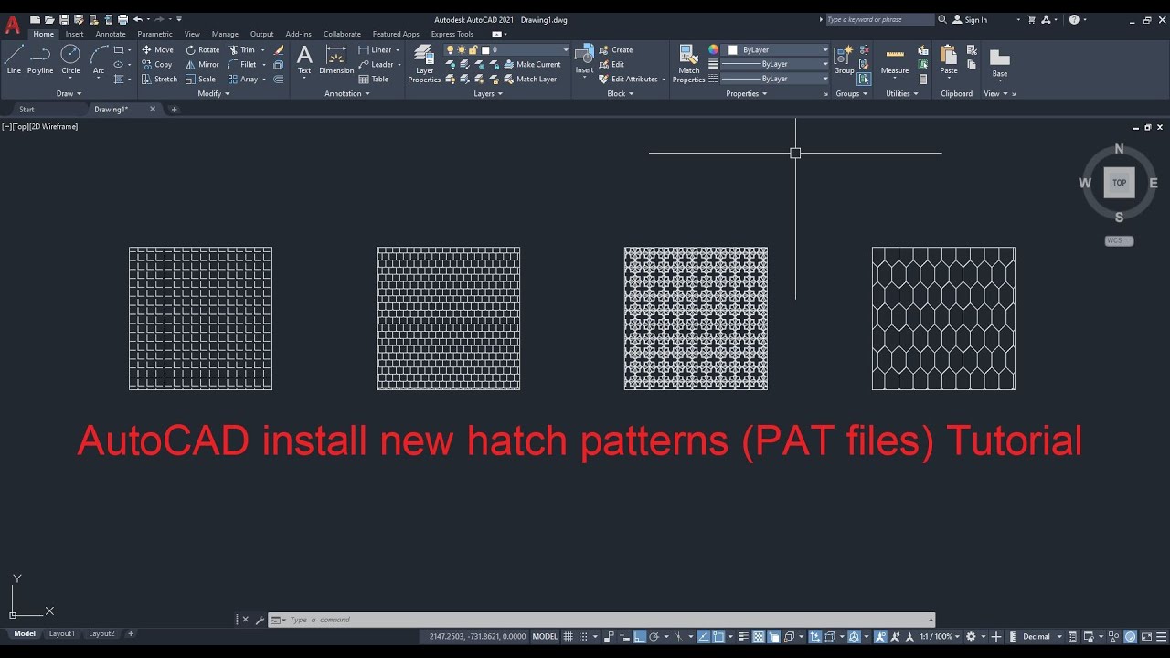 AutoCAD Install New Hatch Patterns PAT Files Tutorial YouTube autocad-install-new-hatch-patterns-pat-files-tutorial-youtube