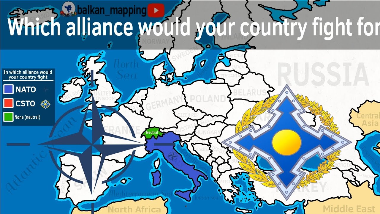 in which alliance would your country fight? Nato vs Csto - YouTube