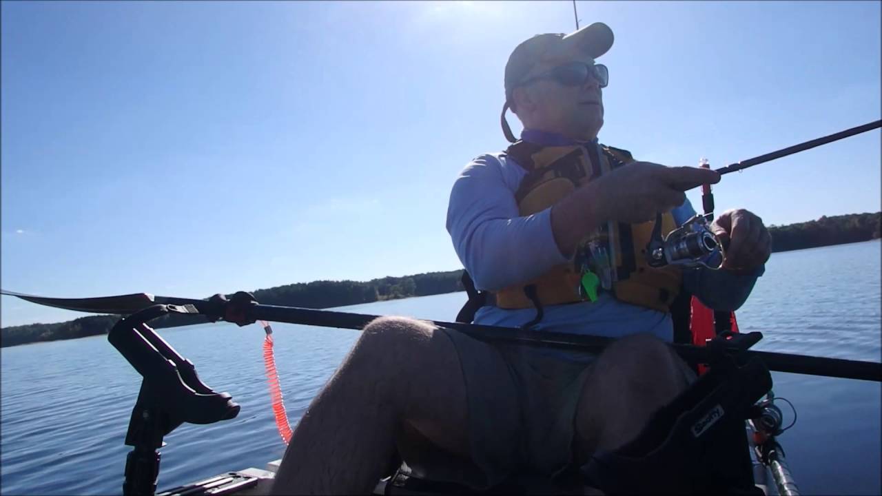 Kayak Fishing Cole Reservoir - YouTube