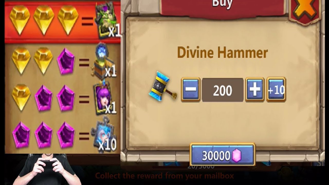 Slot Machine INSANE Rewards Lvl 5 Revitalize SET Smashing 30k Castle ...