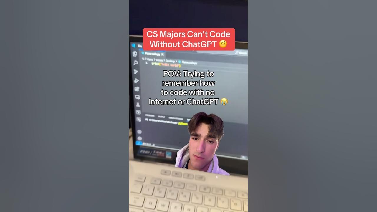 CS Majors Can’t Code Without ChatGPT 🤨 - YouTube