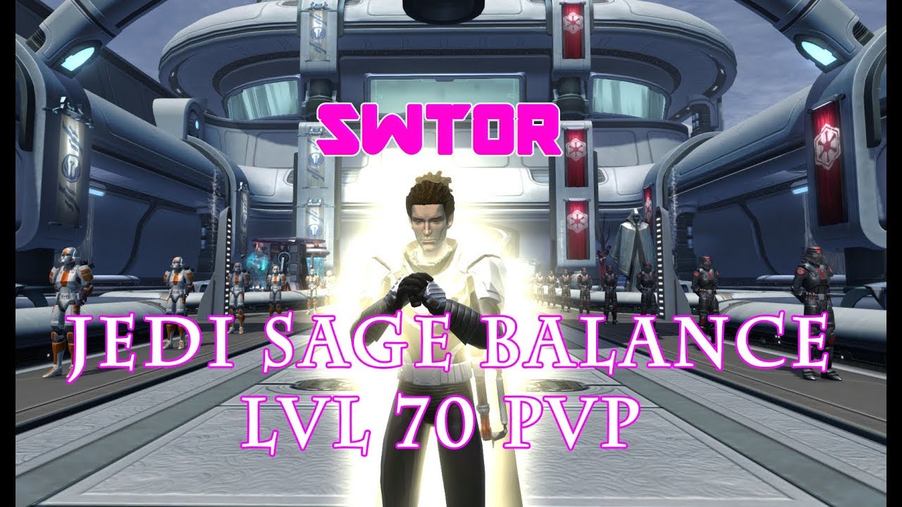 Swtor jedi sage balance Lvl 70 Best PvP Class 5.4 - YouTube