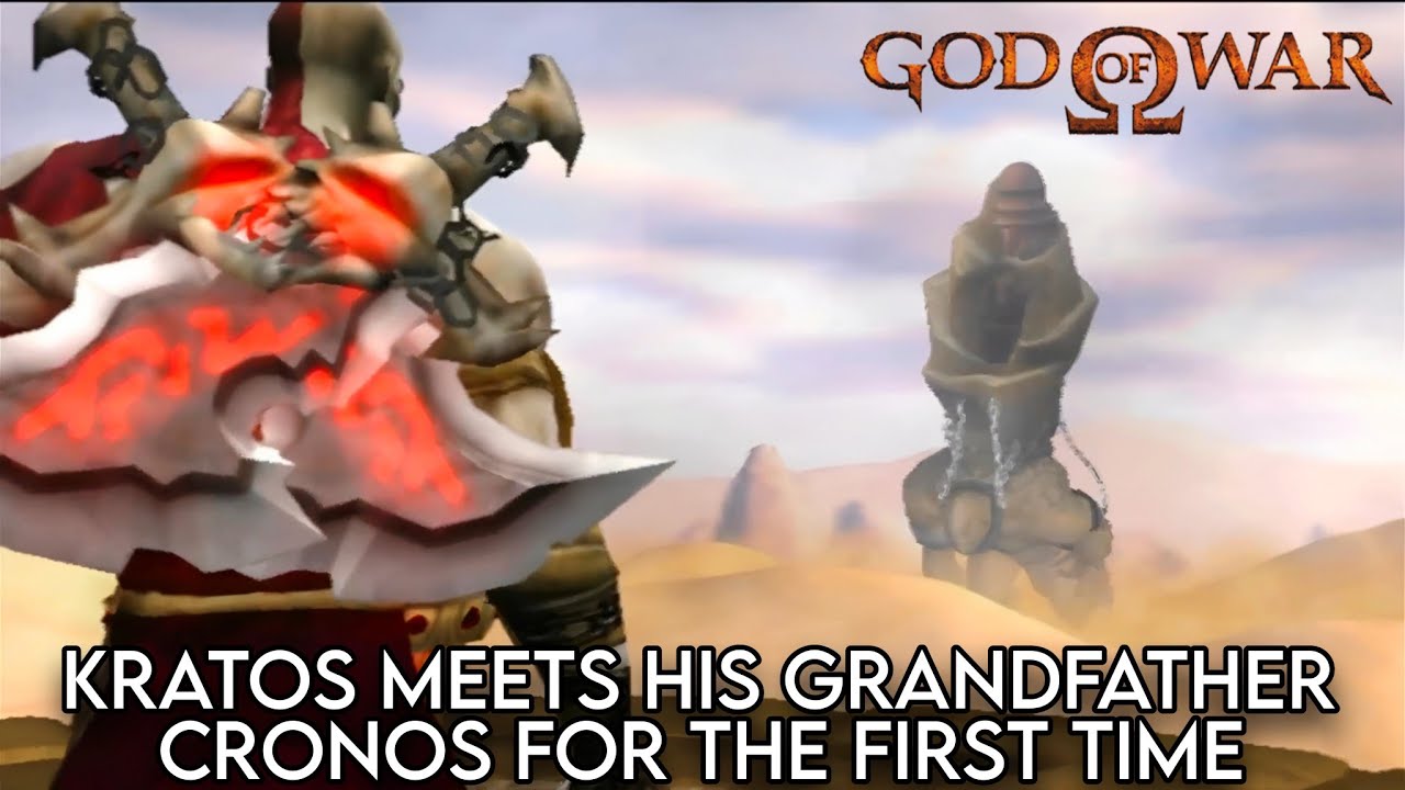 KRATOS MEETS HIS GRANDFATHER CRONOS FOR THE FIRST TIME | GOW 1 ...