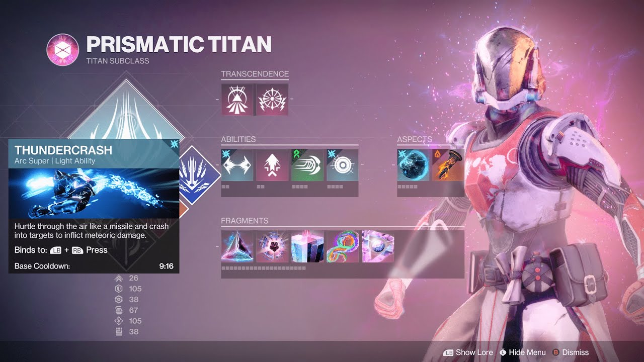 The Ultimate Titan Thundercrash/Prismatic build - YouTube