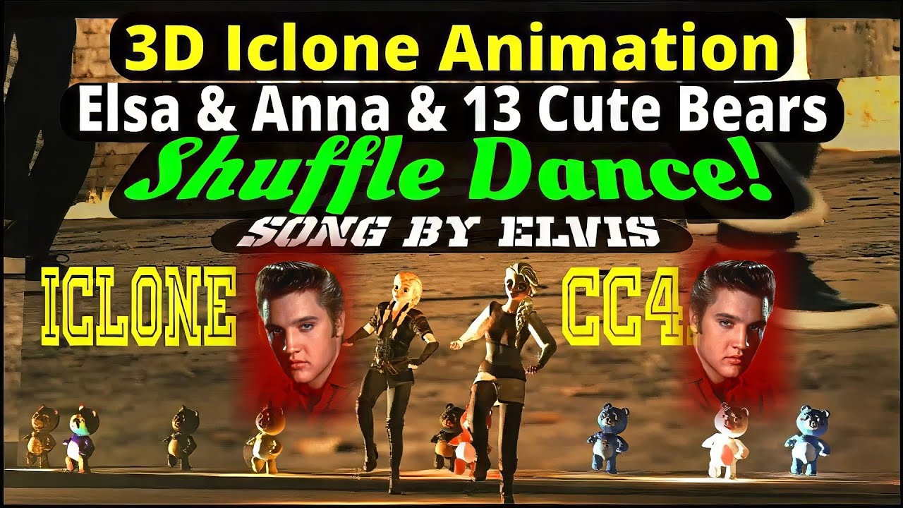 (4K) 3D Animation (Elvis) Tribute🎸🎸🎸Beautiful Visuals👍(Iclone ...