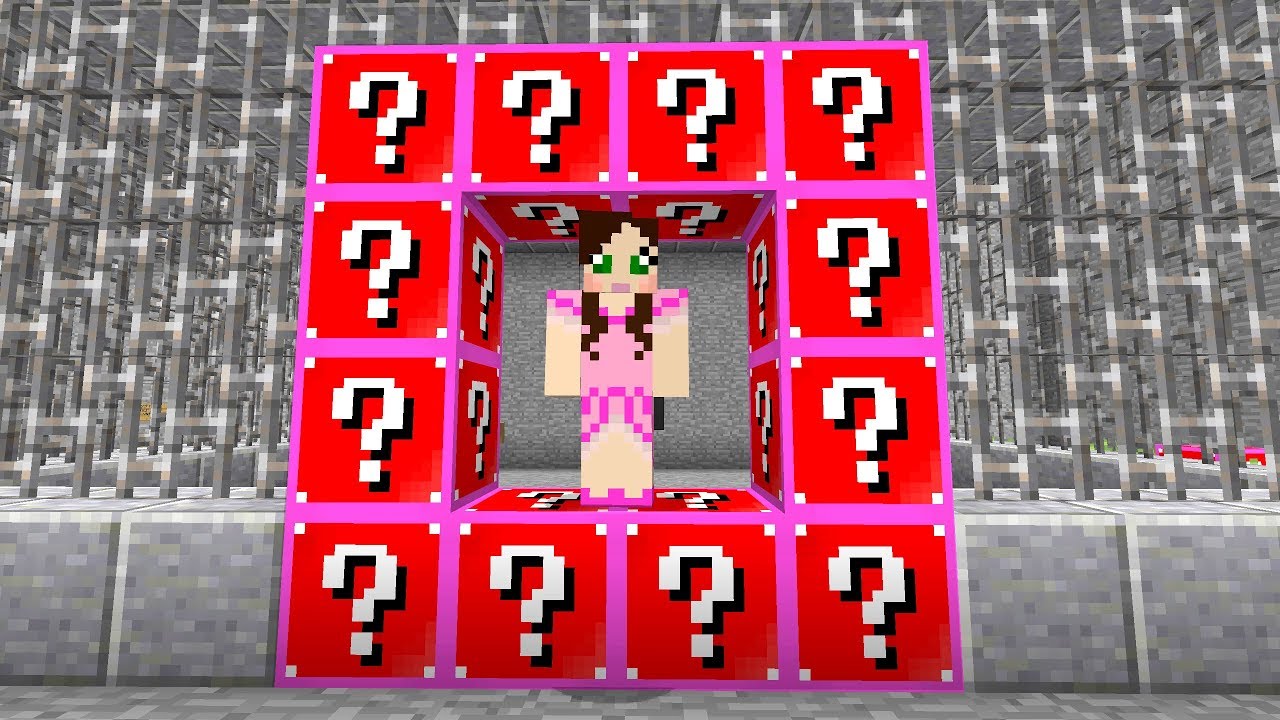 Minecraft: LUCKY BLOCK PRISON ESCAPE GAME - VALENTINE PARK - Custom Map ...