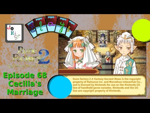 Let's Play Rune Factory 2 Episode 68: Cecilia's Marriage - YouTube