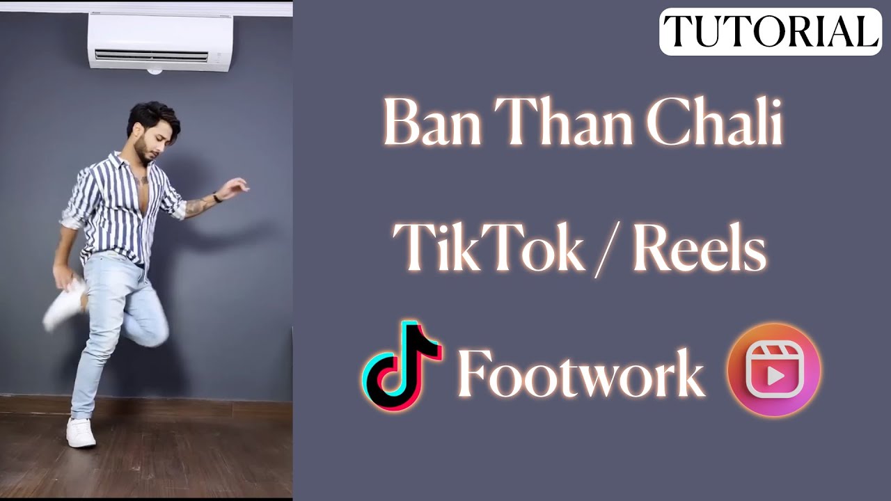 Ban than Chali TikTok/reels Famous Footwork | Tutorial - YouTube