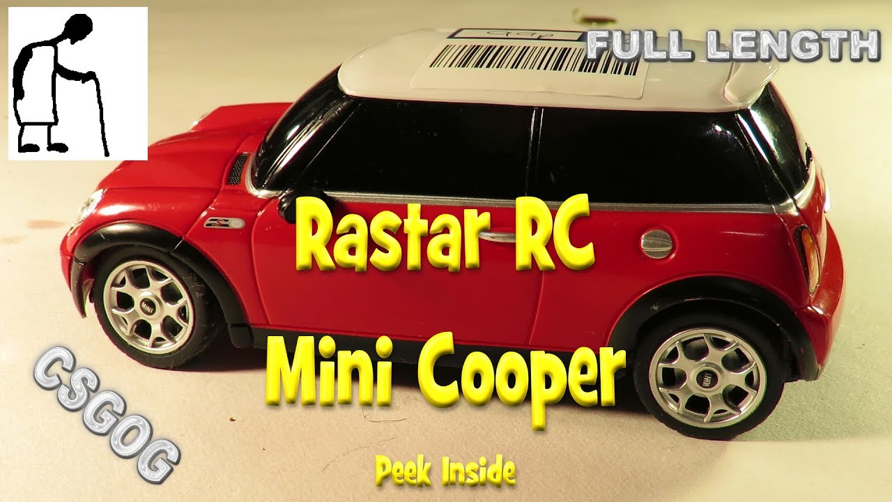 Rastar RC Mini Cooper Peek Inside FULL LENGTH - YouTube