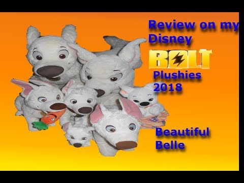 Review on my some of my Disney Bolt plushies 2018 - YouTube
