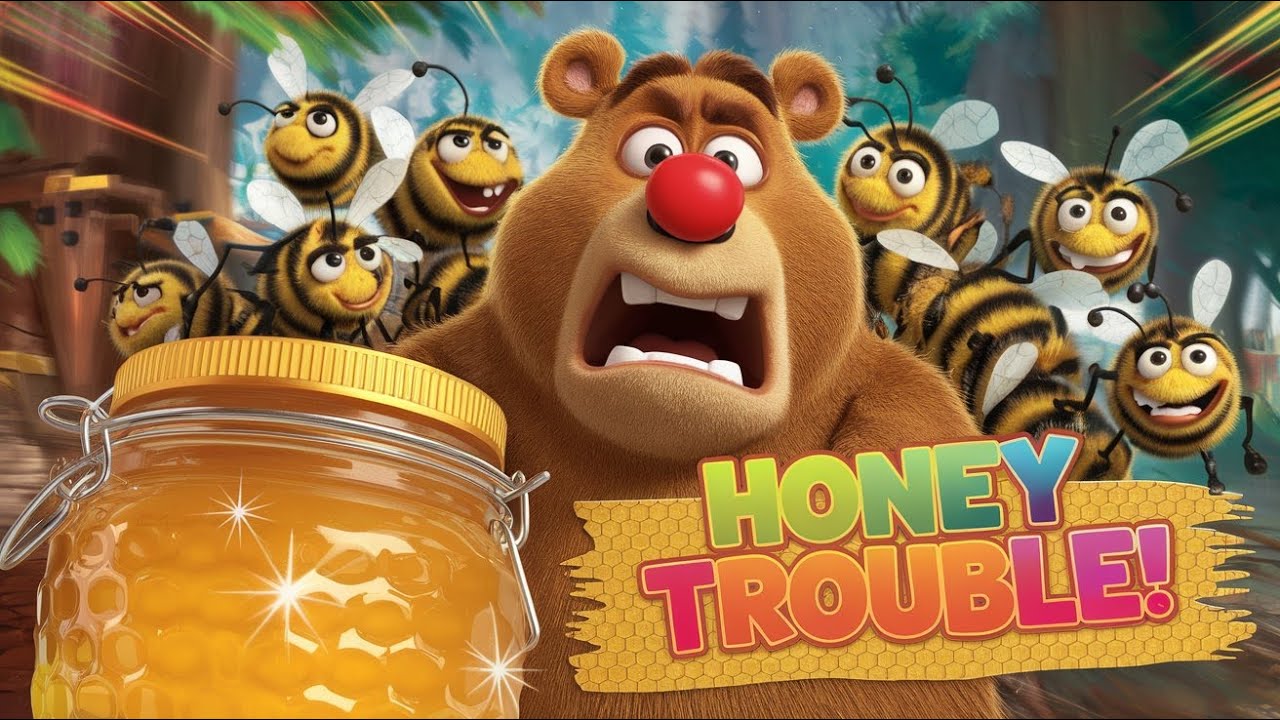 Honey Trouble! 🐻 The Bear vs. The Bees – Funny Kids Storytime Adventure ...
