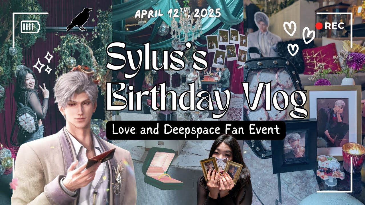 Sylus Birthday Celebration - Forever Betrothed 💍🐦‍⬛|| Love and Deepspace Vlog - YouTube