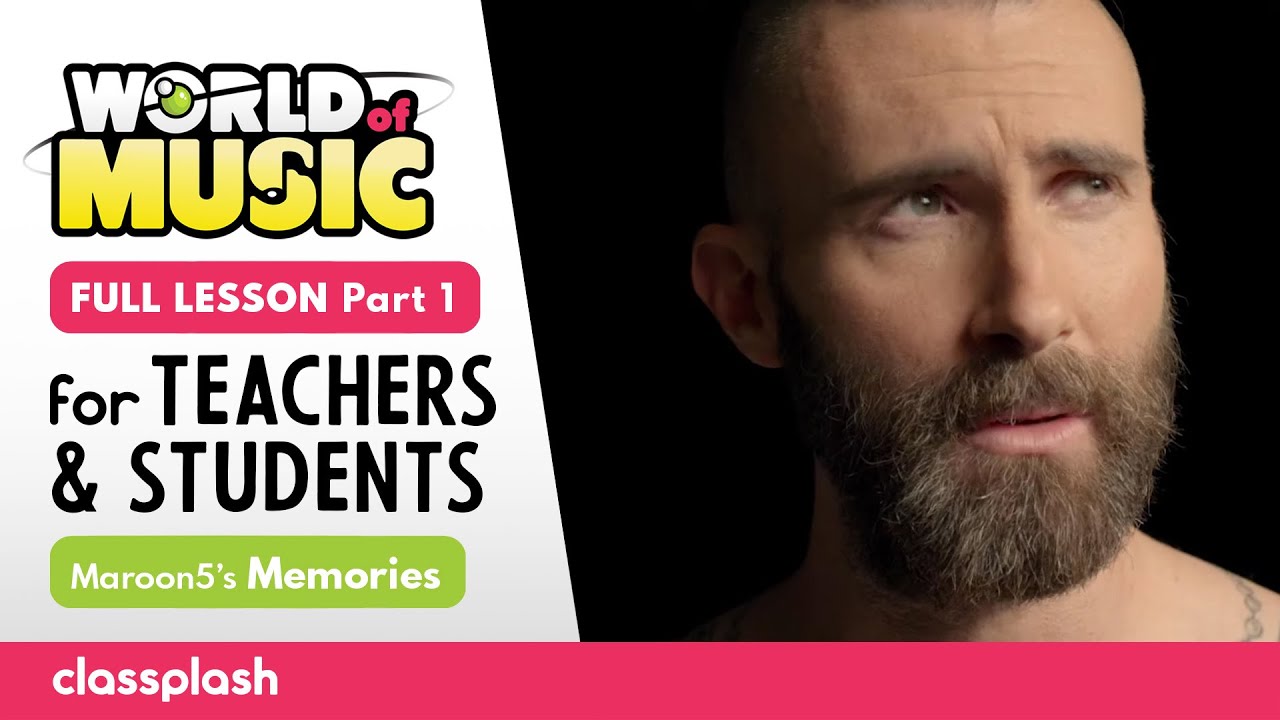 Memories - Maroon 5 for teachers & students | World of Music Lesson ...