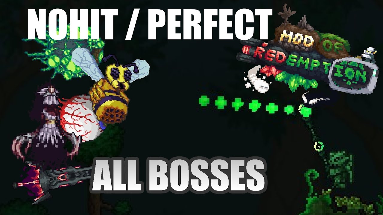 Mod Of Redemption - All Bosses Druid Class, Expert Mode PERFECT/ No Hit ...