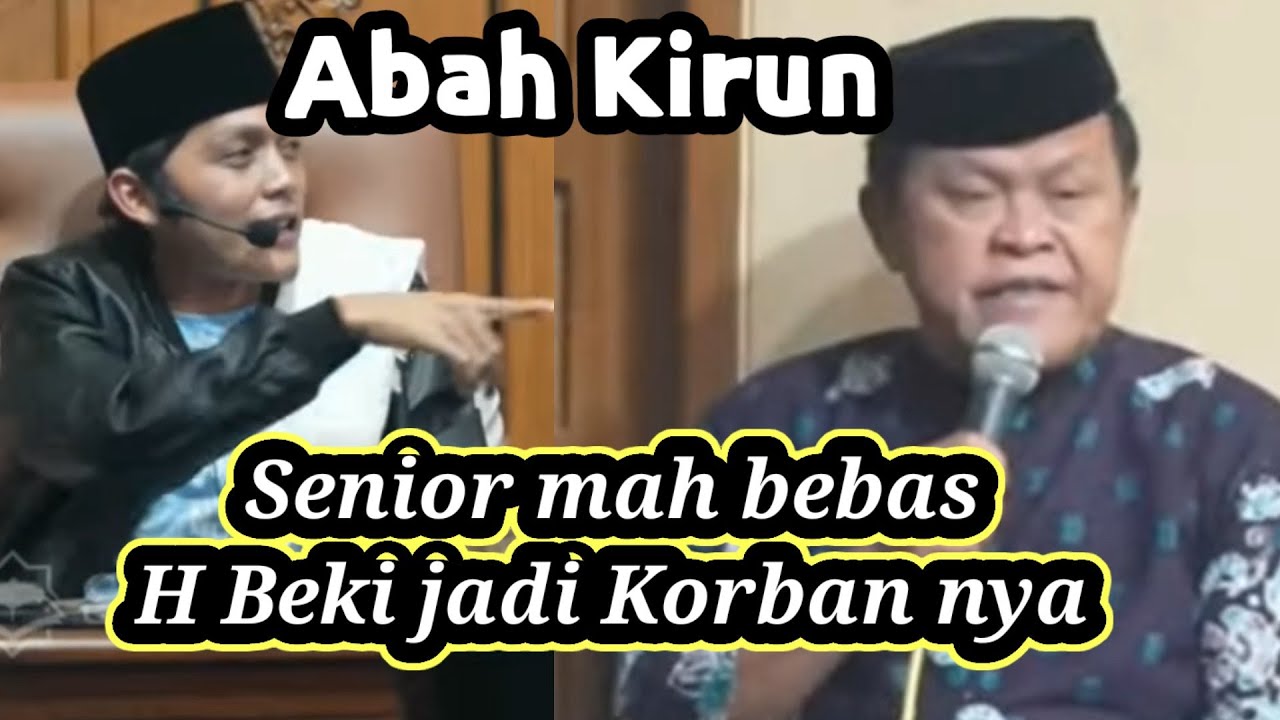 Abah Kirun beraksi,H Beki kena Ulty,seluruh jamaah di buat sakit perut - YouTube