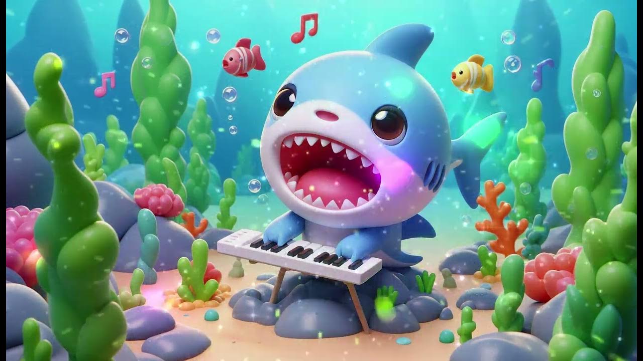 "Baby Shark Song | Play Do Do Do Do - Daddy Shark, Mommy Shark, Sister Shark, Grandma Shark ...
