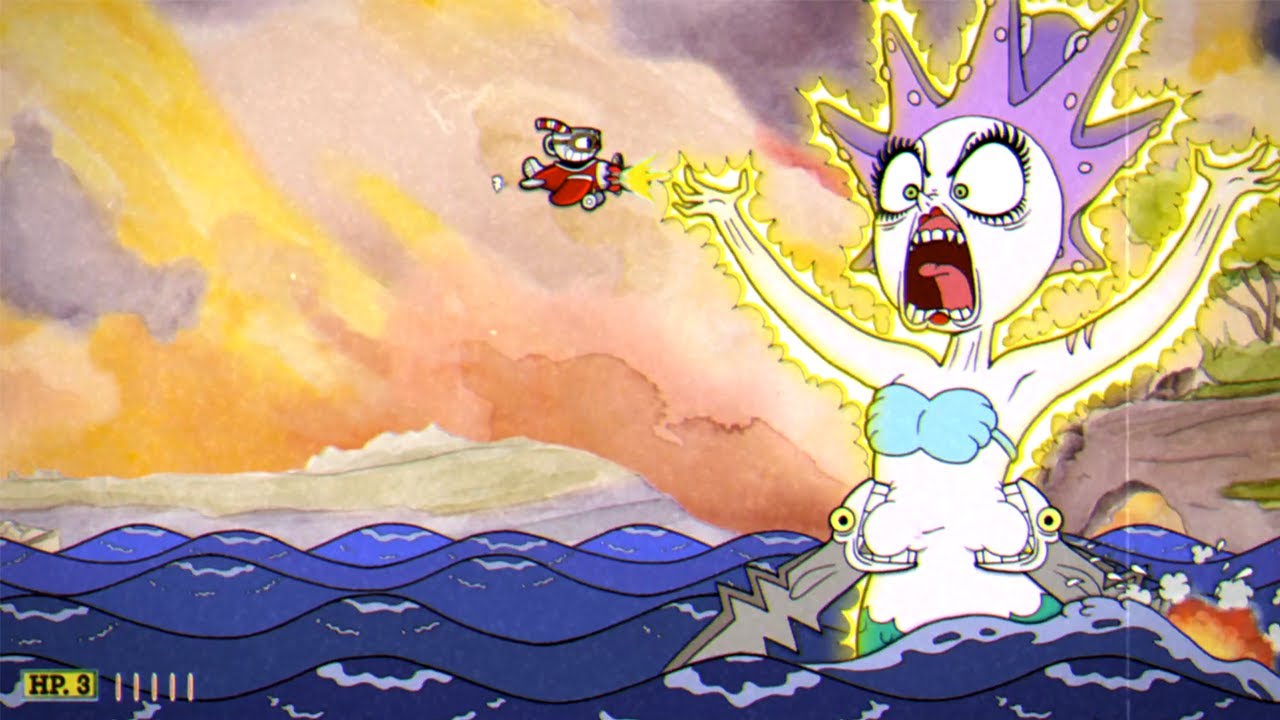 Cuphead Walkthrough Cala Maria Boss Fight Youtube