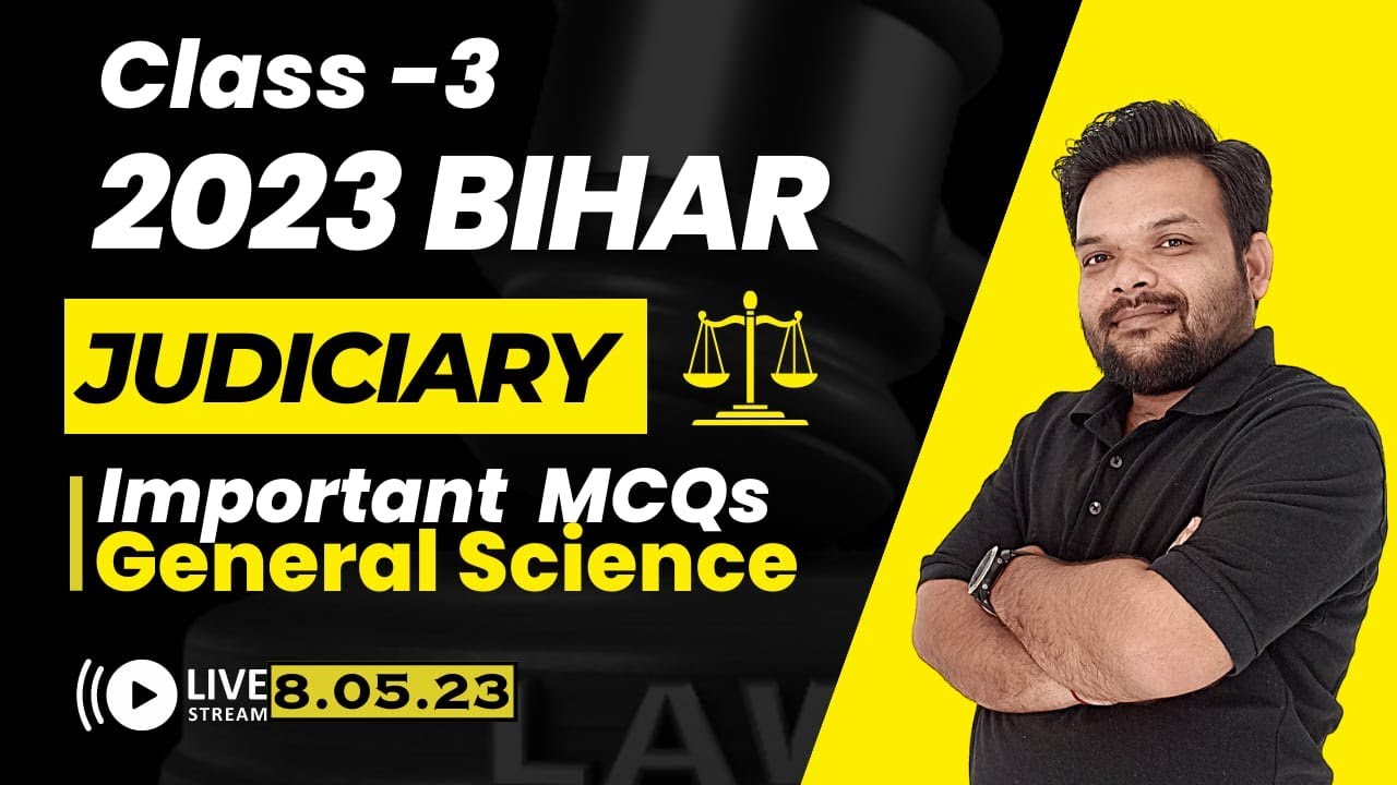 Important General Science MCQs for Bihar Civil Judge | By Deepak Sir | Bihar Judiciary Exam 2023 ...