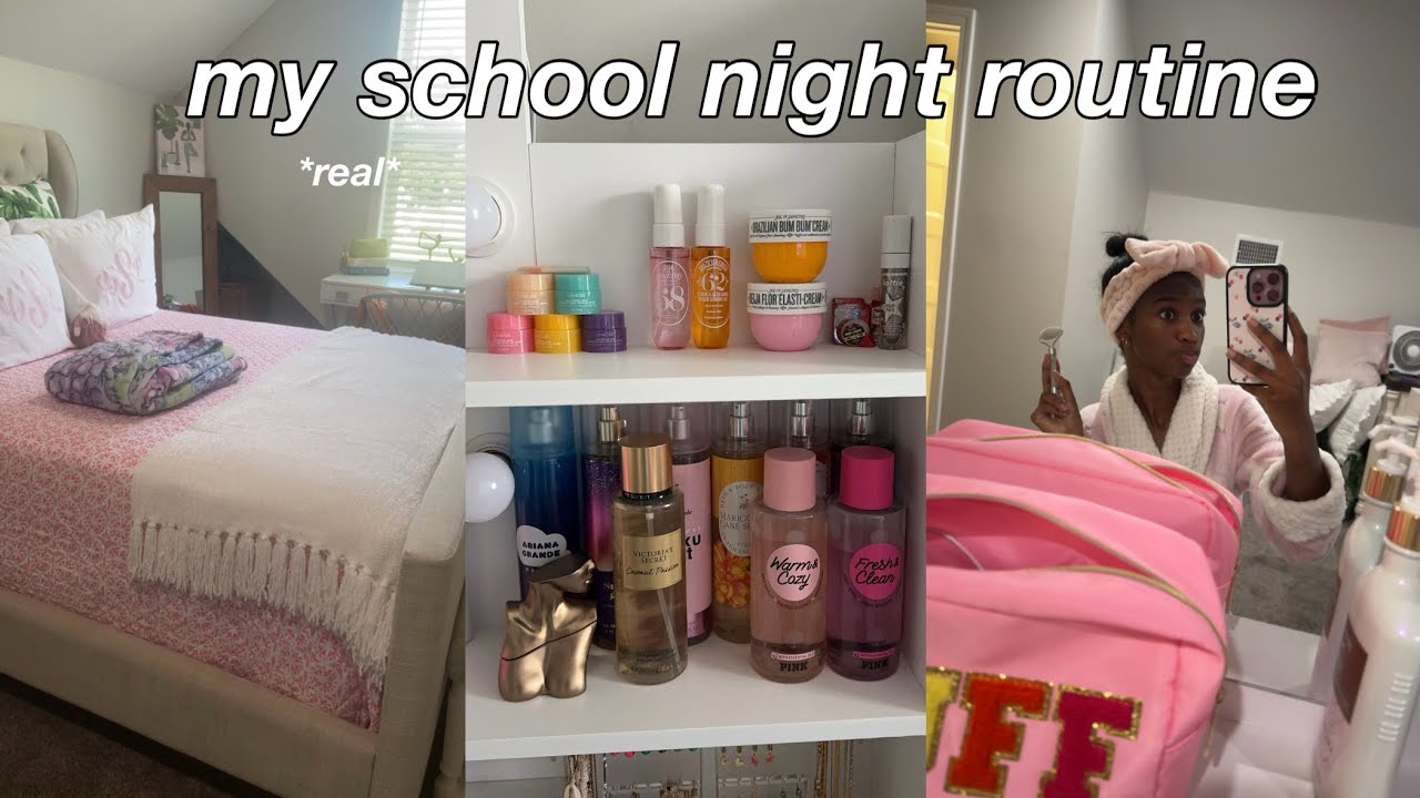 MY SCHOOL NIGHT ROUTINE - YouTube
