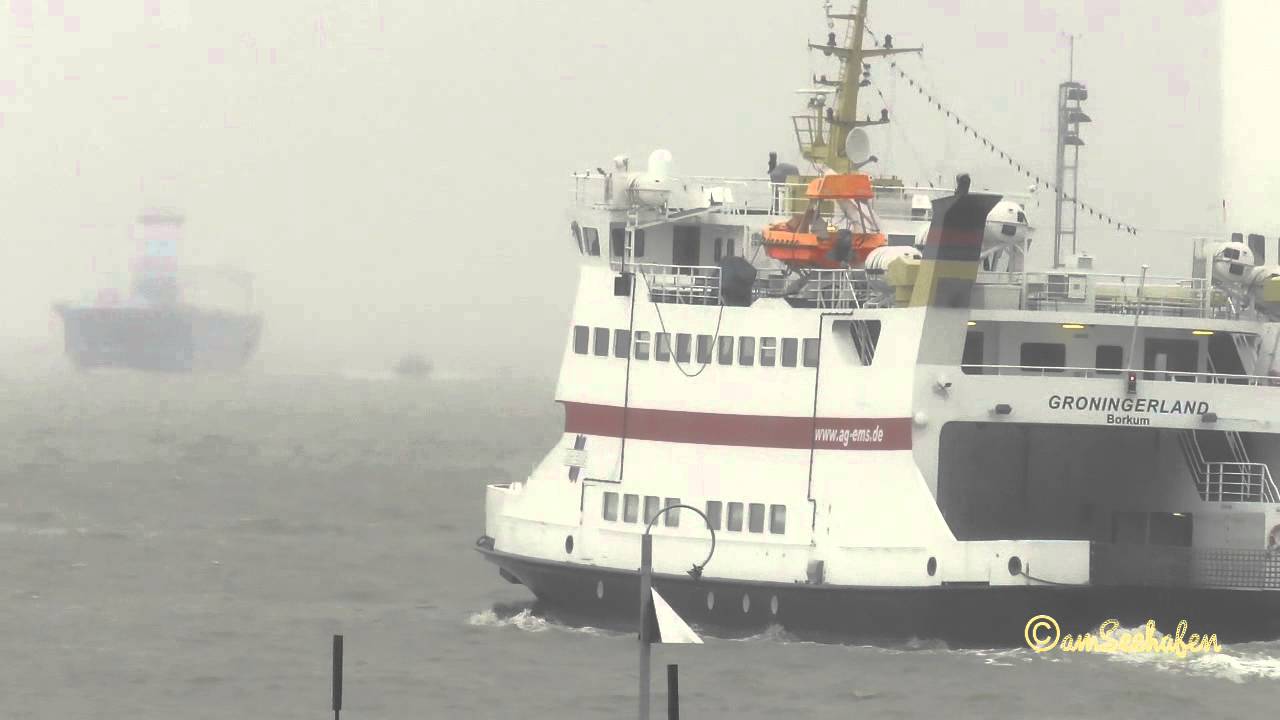 GRONINGERLAND DJAZ IMO 9002465 RoRo island ferry Emden Inselfähre 5Bft ...