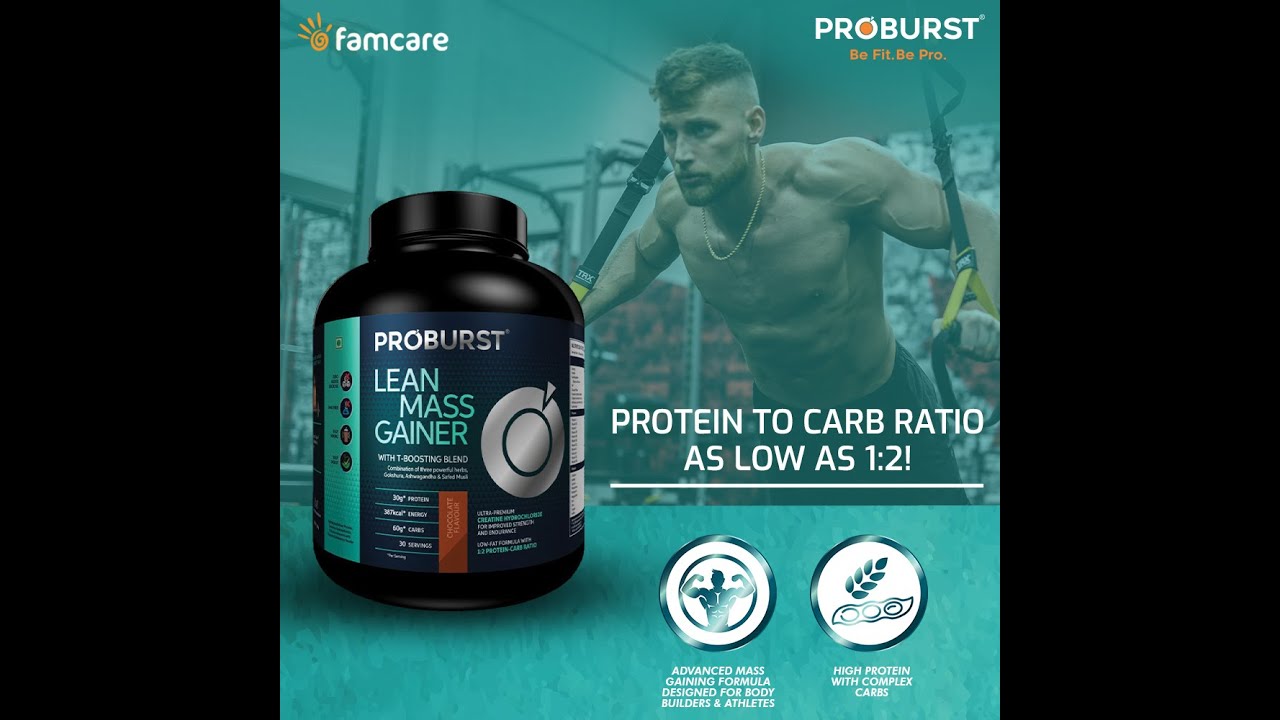 Proburst Lean Mass Gainer - YouTube