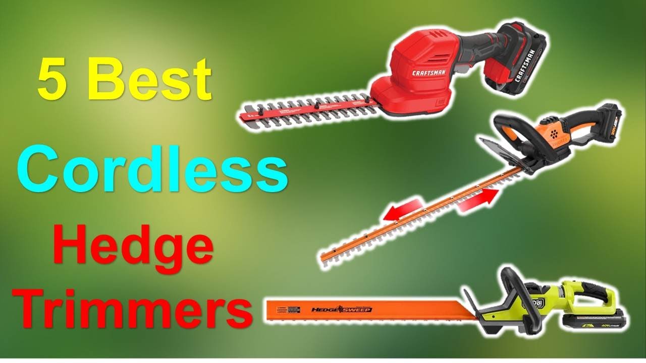 The 5 Best Cordless Hedge Trimmers of 2023 review - YouTube