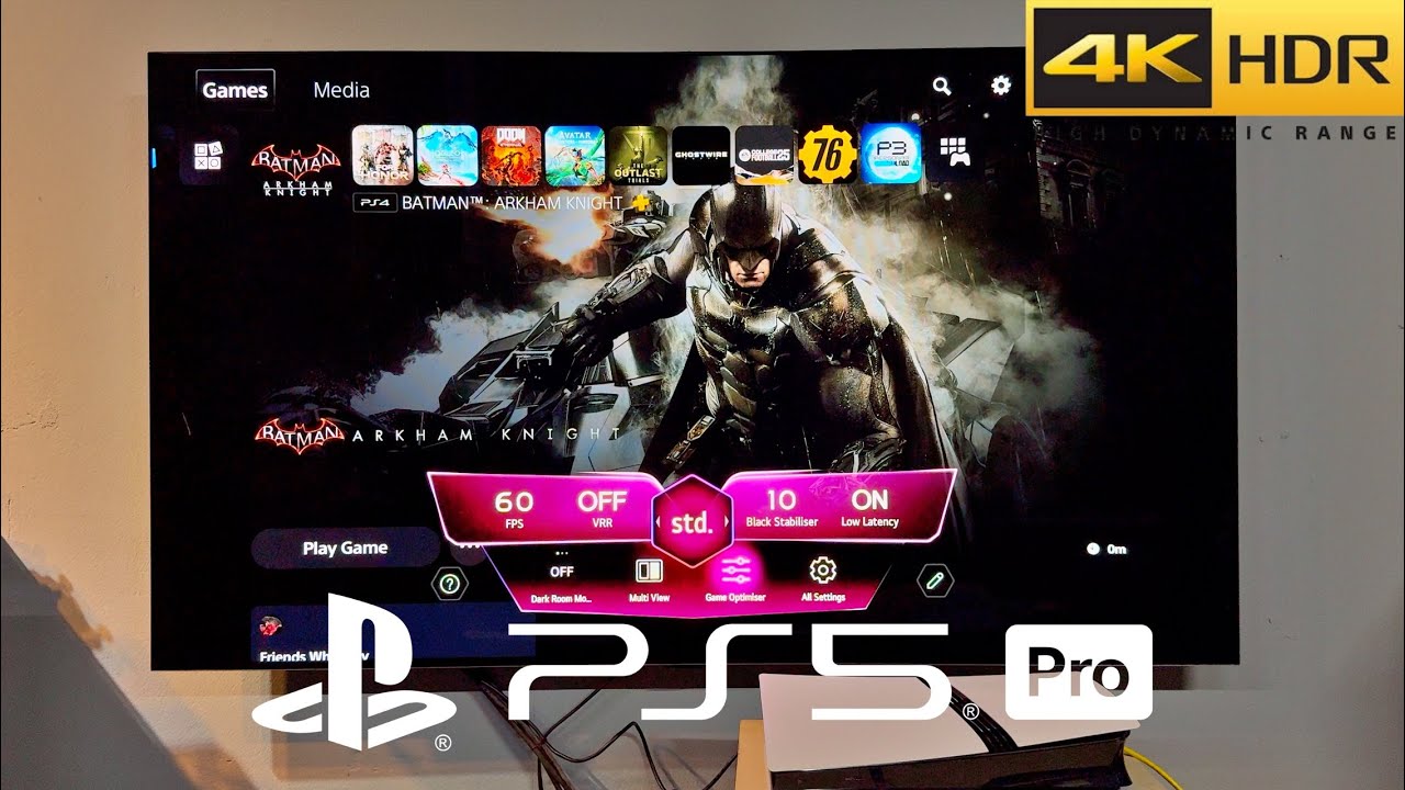 Batman Arkham Knight PS5 Pro Gameplay With LG Oled TV 4K (ps4 image ...