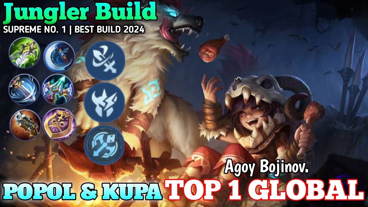 POPOL & KUPA BEST BUILD 2024 | BUILD TOP 1 GLOBAL POPOL & KUPA GAMEPLAY ...