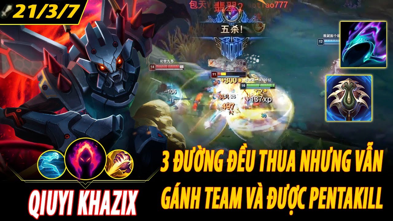 Rank 1 Khazix Cn Qiuyi Khazix Vs Lee Sin Cn Diamond Patch 14 2
