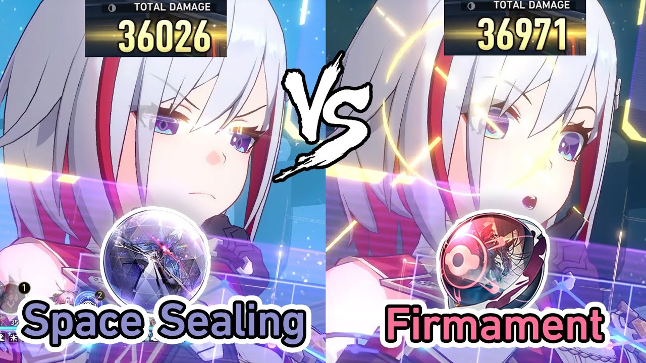 Topaz New Relic Firmament Frontline vs Space Sealing Damage Comparison ...