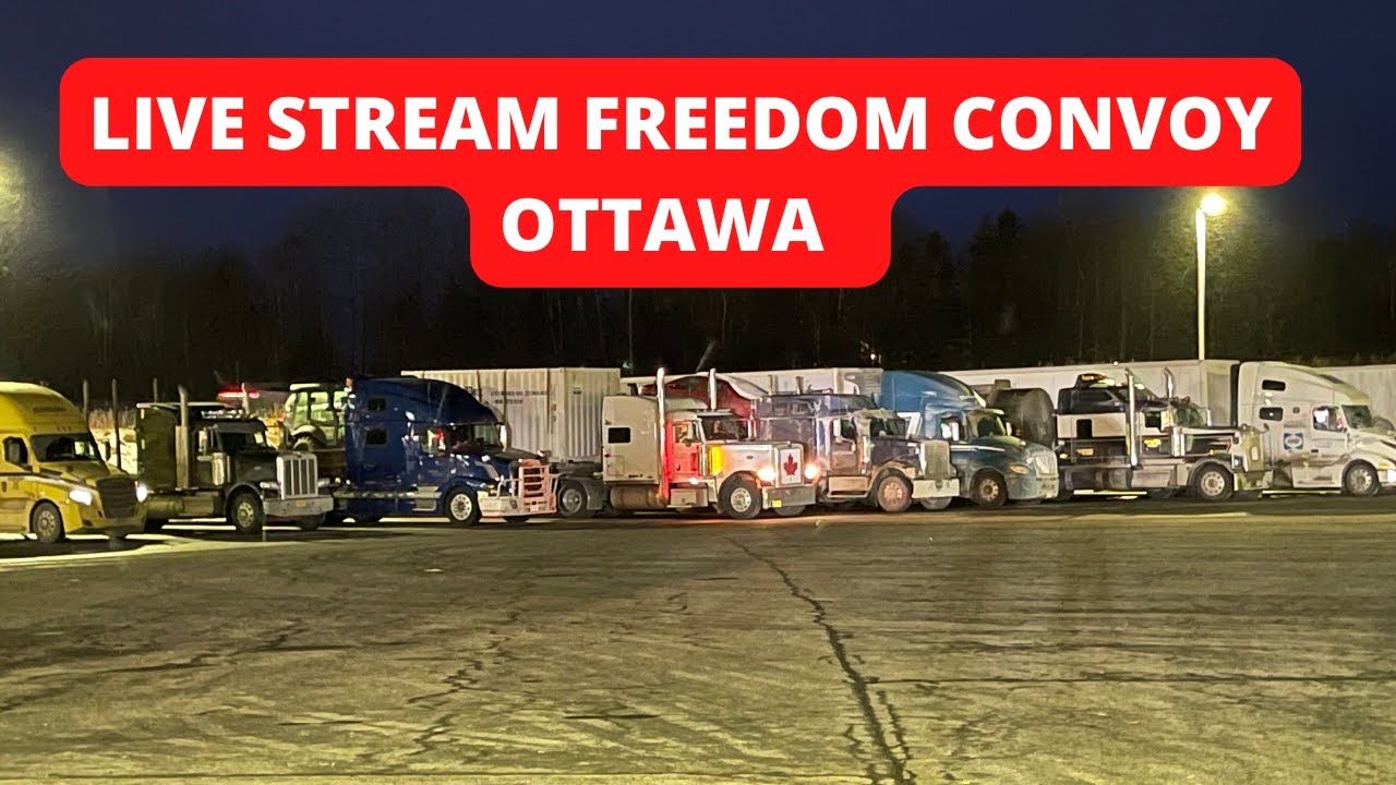 Freedom Convoy live From Ottawa - YouTube