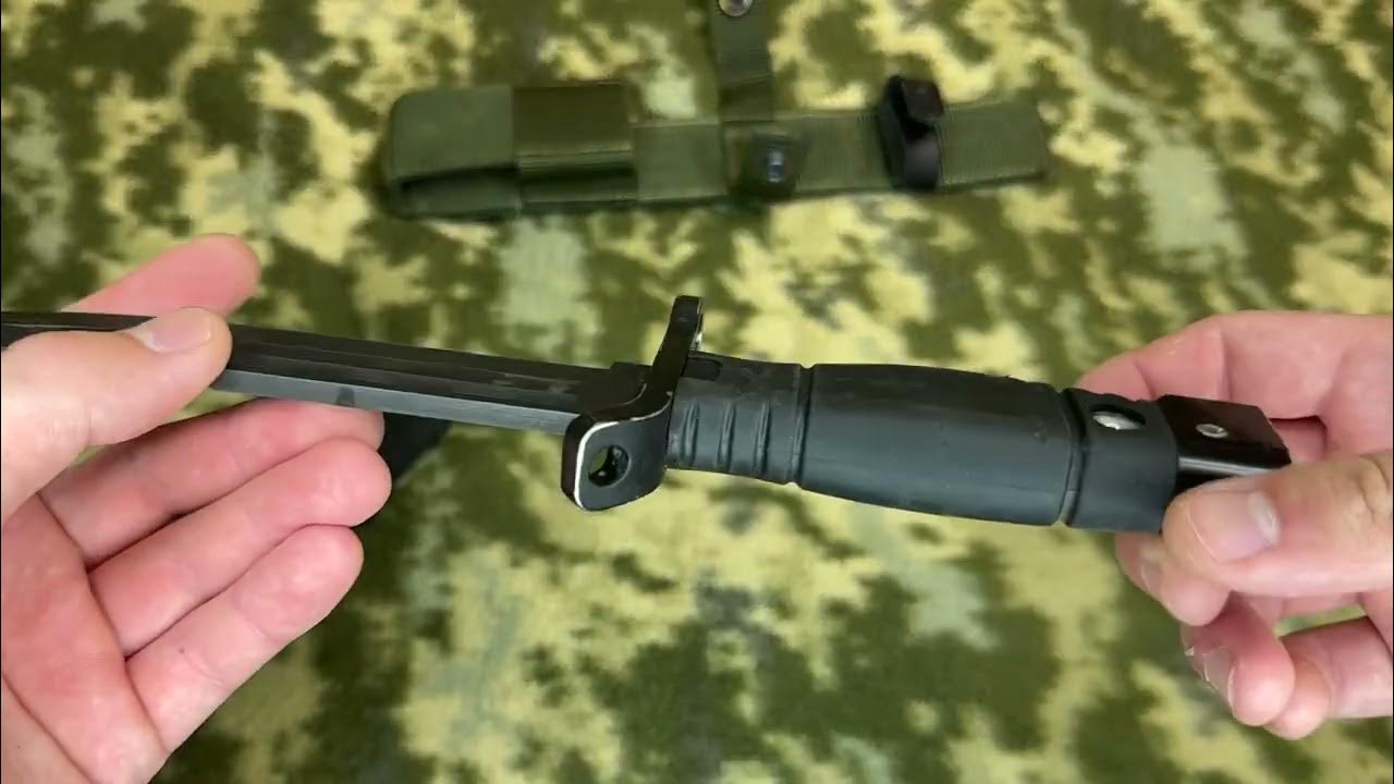 Трофейный Штык-Нож АК-12 6Х9-1 Тип 2 - YouTube