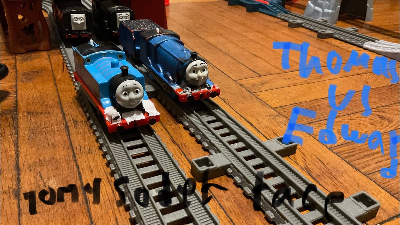 Tomy soder races : Thomas vs Edward round 2 race 1 - YouTube