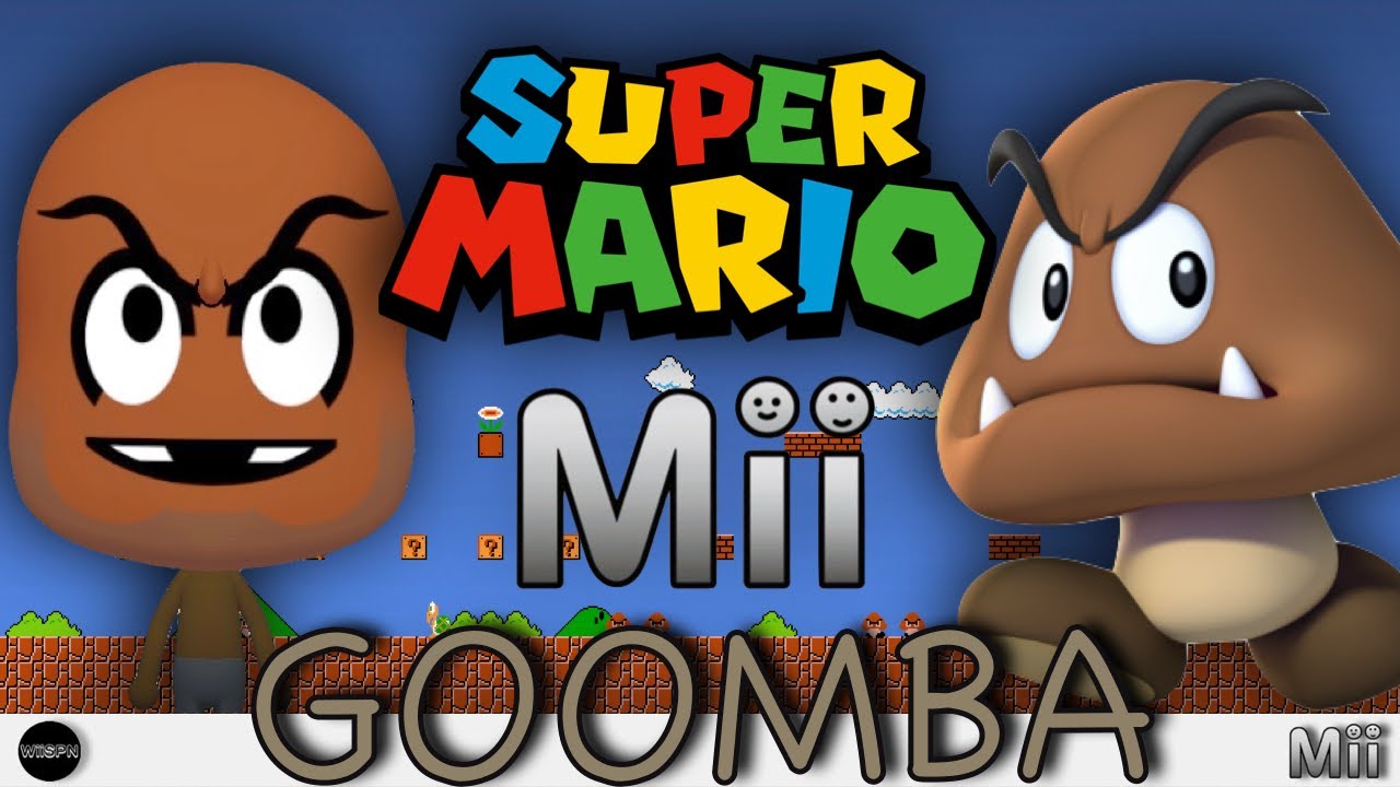 GOOMBA Mii | SUPER MARIO! - YouTube