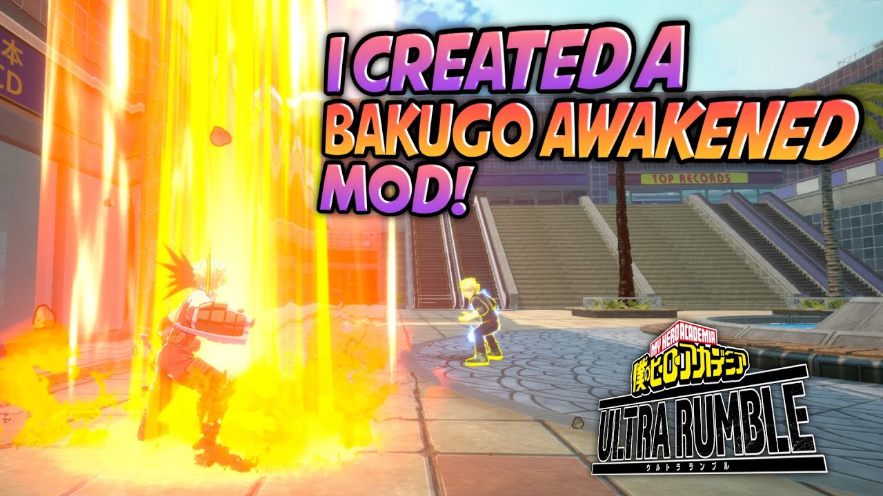 Playing With AWAKENED BAKUGO QUIRKSET MY HERO ULTRA RUMBLE - YouTube