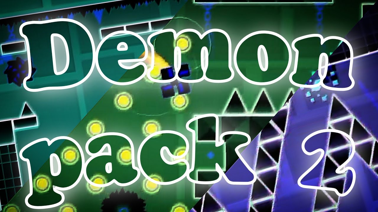 Demon pack 2|Geometry dash - YouTube